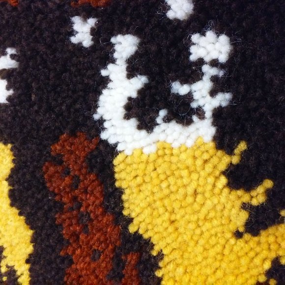 Handmade Handcrafted | Wall Decor | Latch Hook Rug Oak Tree Scene ...